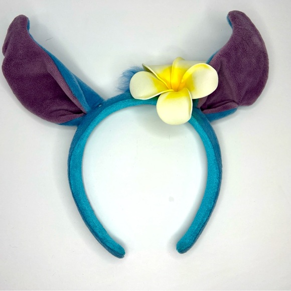 Disney | Accessories | Disney Ears Stitch Plumeria Flower Lilo And ...